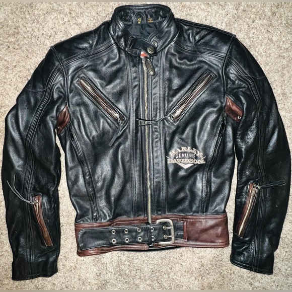 Harley-Davidson | Jackets & Coats | Harley Davidson Unique Leather Moto ...